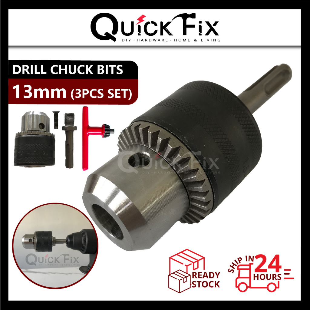 QuickFix [NEW] 3pcs Drill Chuck Key Set for POWER TOOLS Impact Drill 1/ ...