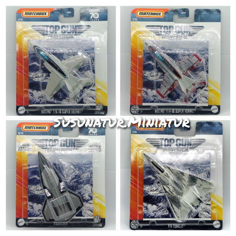 Matchbox BOEING F/A-18 SUPER HORNET | DARKSTAR | F14 TOMCAT Grumman ...