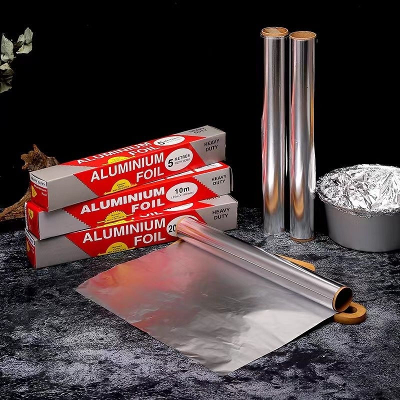 Heavy Duty Aluminum Foil Roll BBQ Baking Aluminum Foil Food Wrap ...