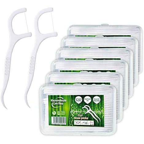 🇲🇾 50 pcs (Box) Dental Floss Stick Dental Floss Interdental Cleaning ...
