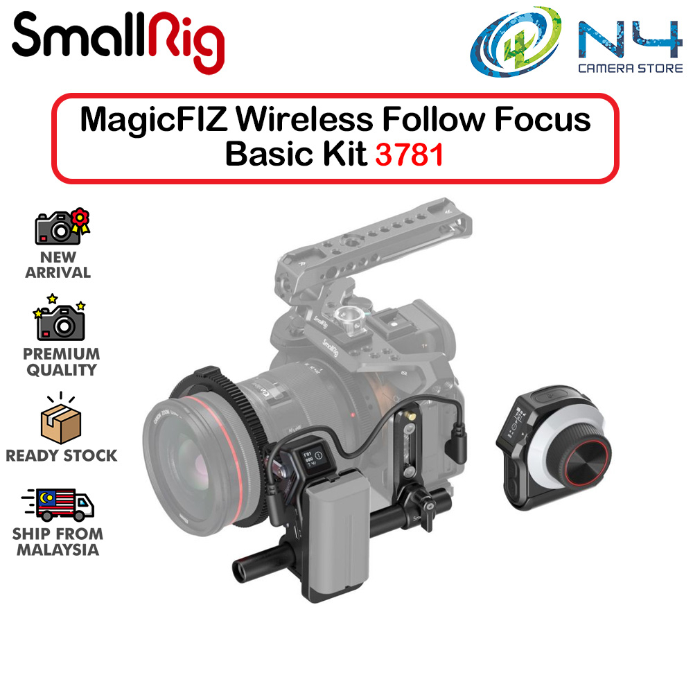 SmallRig MagicFIZ Wireless Follow Focus Basic Kit with Handwheel ...