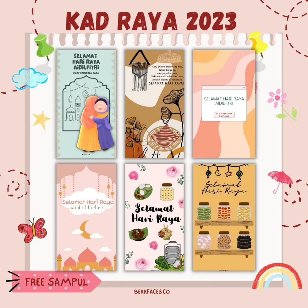 KAD RAYA 2023 / EID MUBARAK / SELAMAT HARI RAYA | Shopee Malaysia