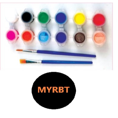 SET CAT AKRILIK 3ML ACRYLIC COLOUR PAINT (12 WARNA) | Shopee Malaysia