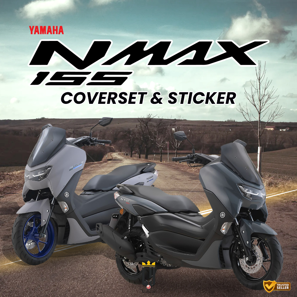 NMAX V2 BODY COVER SET COVERSET ORIGINAL NMAX 2022 NEW COVER SET BBM ...