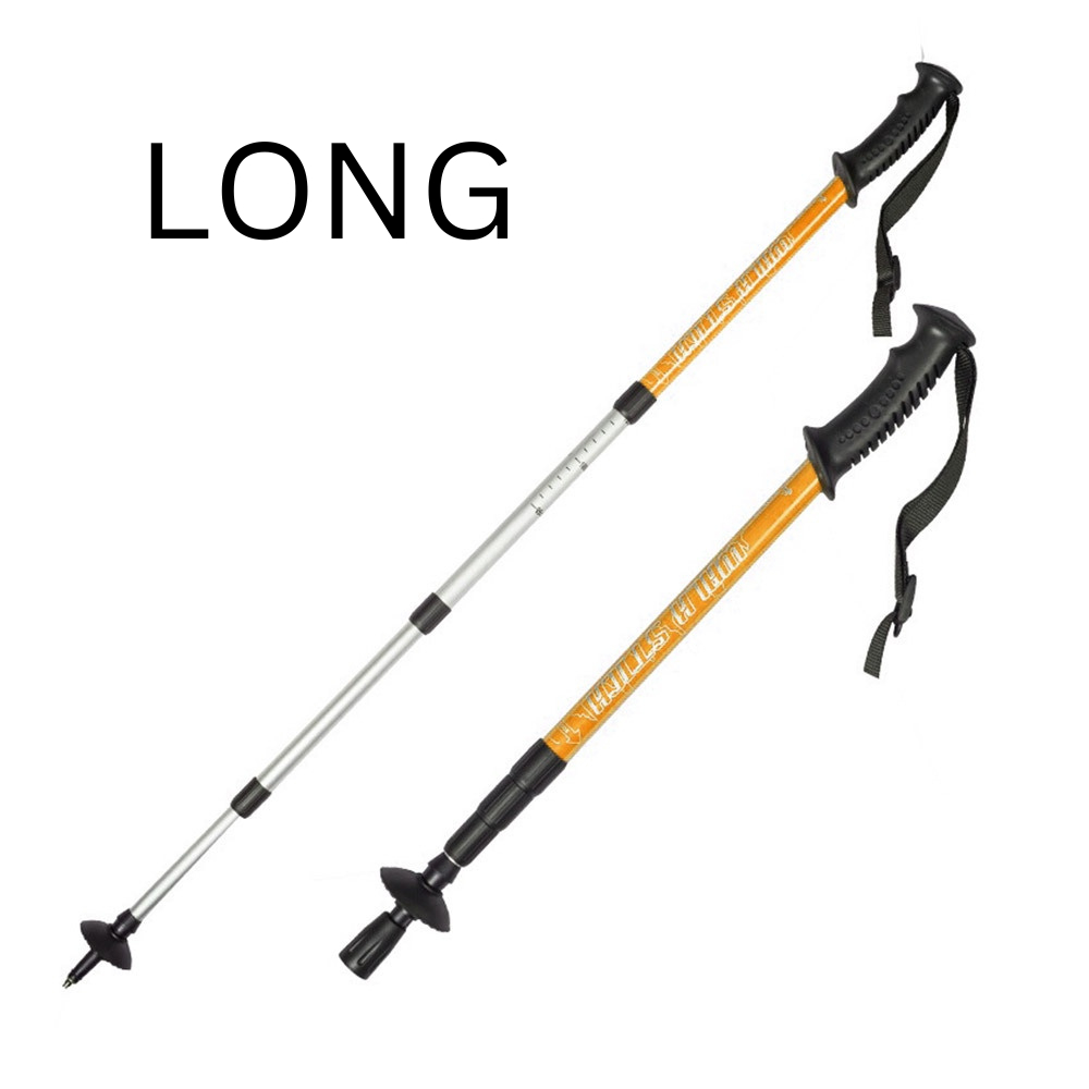 Hiking Stick Light Weight Trekking Pole Anti-Shock Adjustable Aluminium ...
