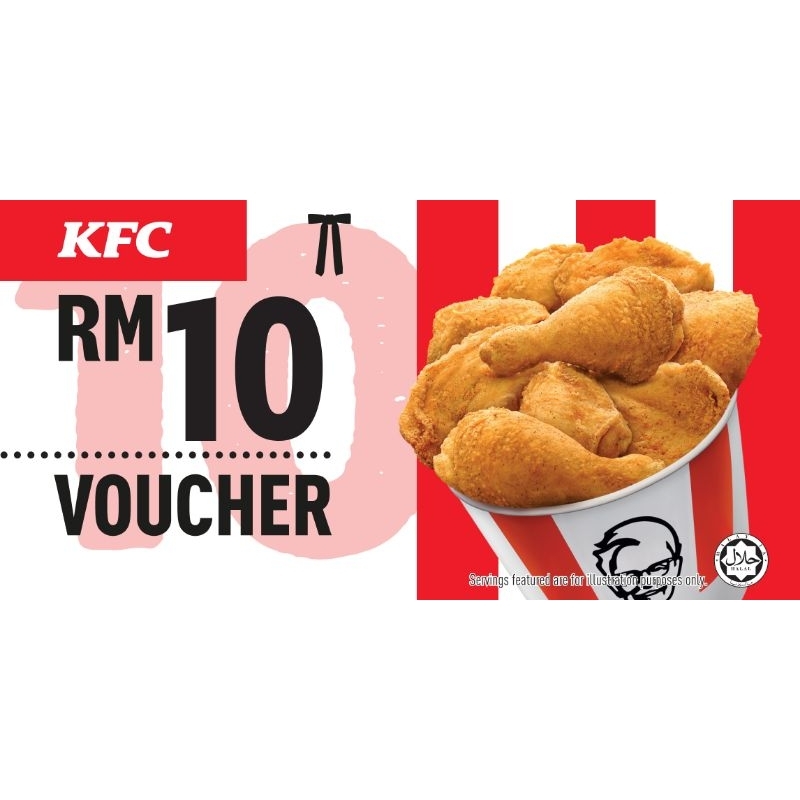 KFC Voucher (Cash Voucher/Meal Voucher) (1pc voucher) | Shopee Malaysia