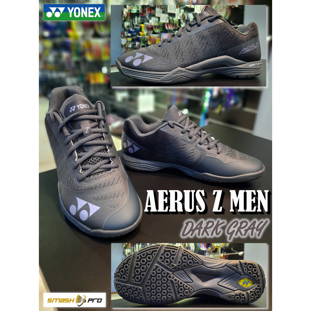 YONEX AERUS Z MEN BADMINTON SHOES- (DARK GRAY) | Shopee Malaysia
