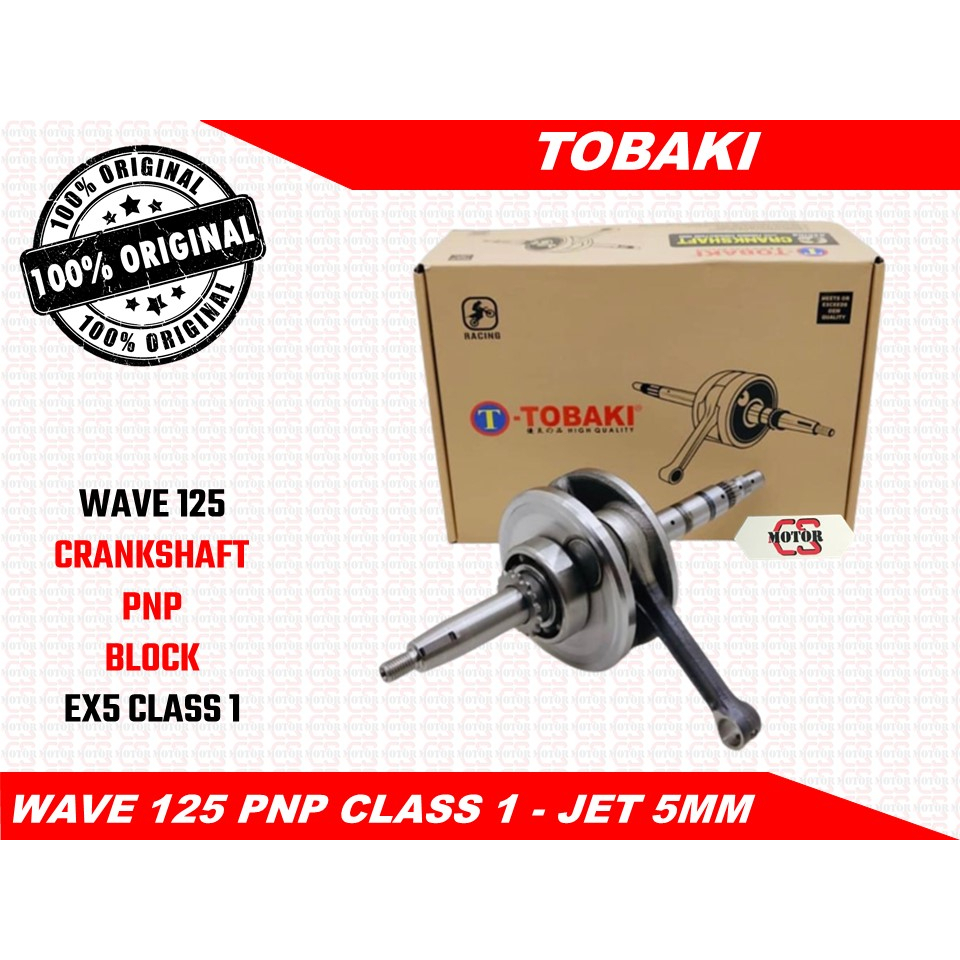 WAVE125 PNP EX5 CLASS 1 ONE TEN SUPER RACING CRANKSHAFT JET 5MM TOBAKI ...