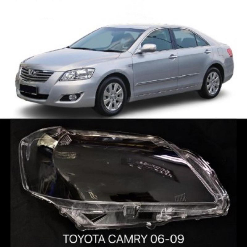 TOYOTA CAMRY ACV40 2006 2007 2008 HEADLAMP COVER / HEADLIGHT COVER / HEADLAMP LENS / HEADLIGHT ...