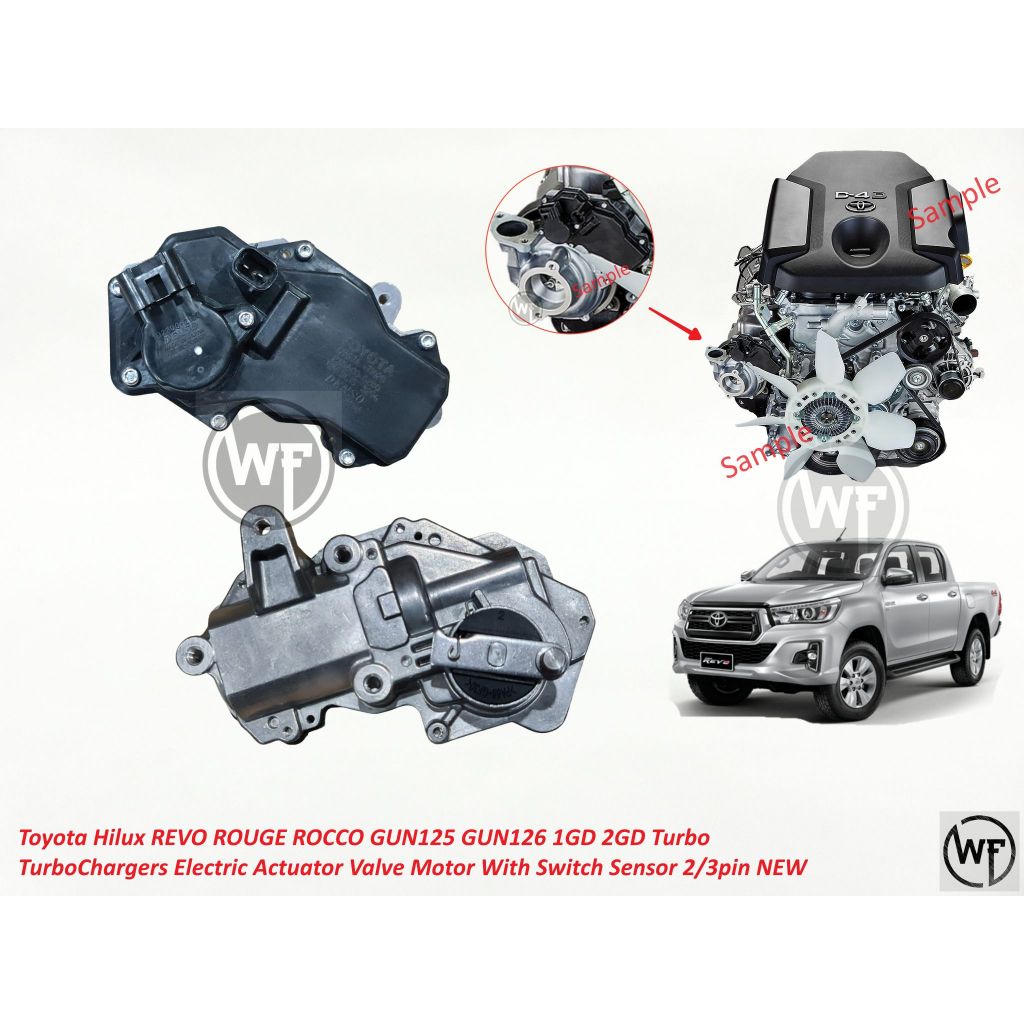 Toyota Hilux REVO ROUGE ROCCO GUN125 GUN126 1GD 2GD Turbo Electric ...