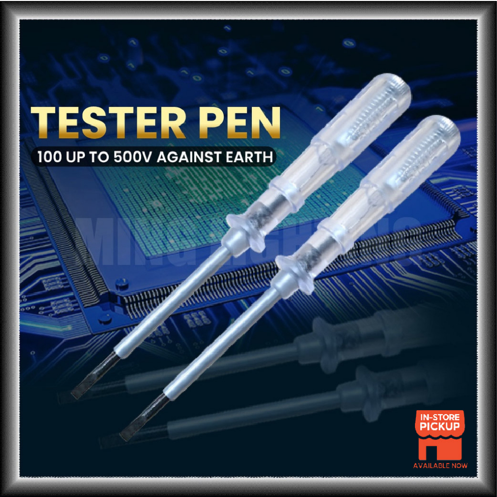 Flat Head Electrical Test Pen Electrician AC Voltage Detector Pens ...