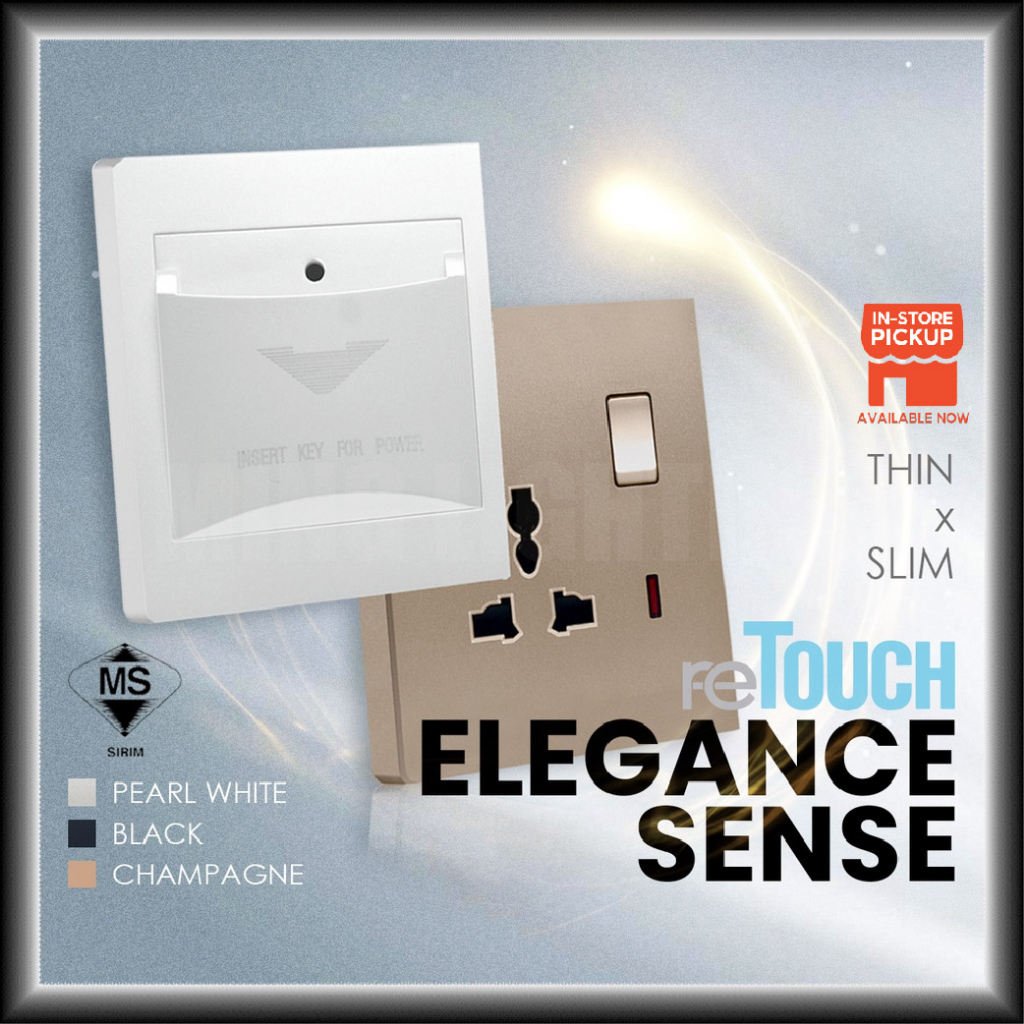 [SIRIM] reTouch Elegance Sense's Modern Socket Wall Switch Door Bell ...