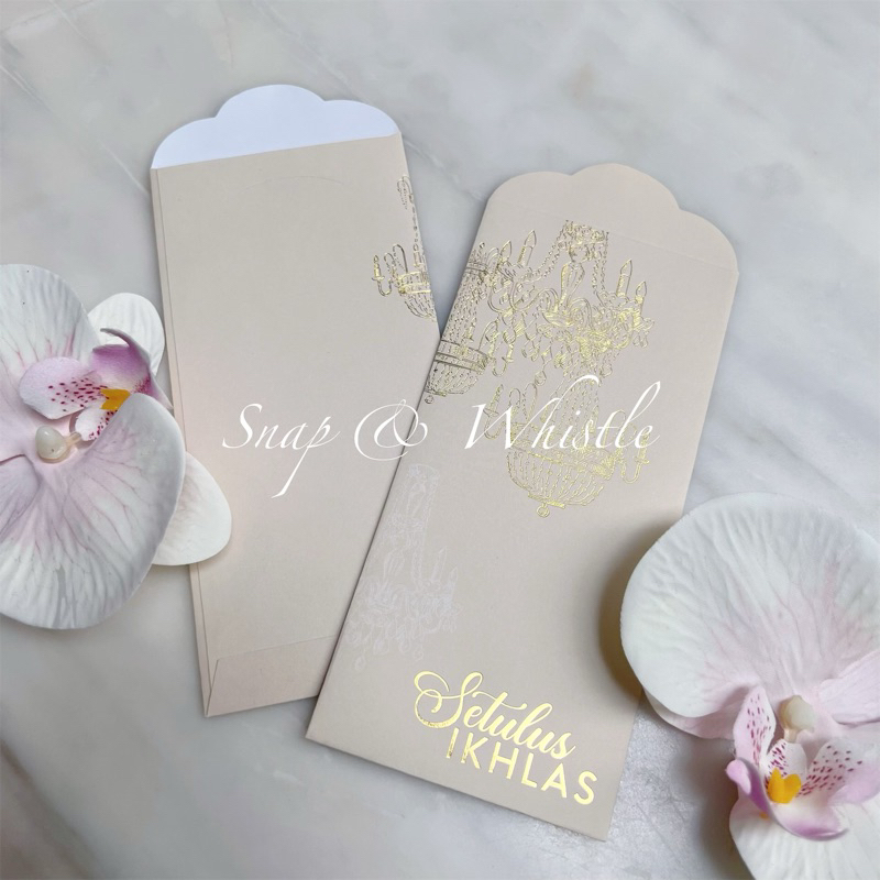 2024 Premium Sampul Duit Raya 5pcs/pack Gold Exclusive Setulus IKhlas ...