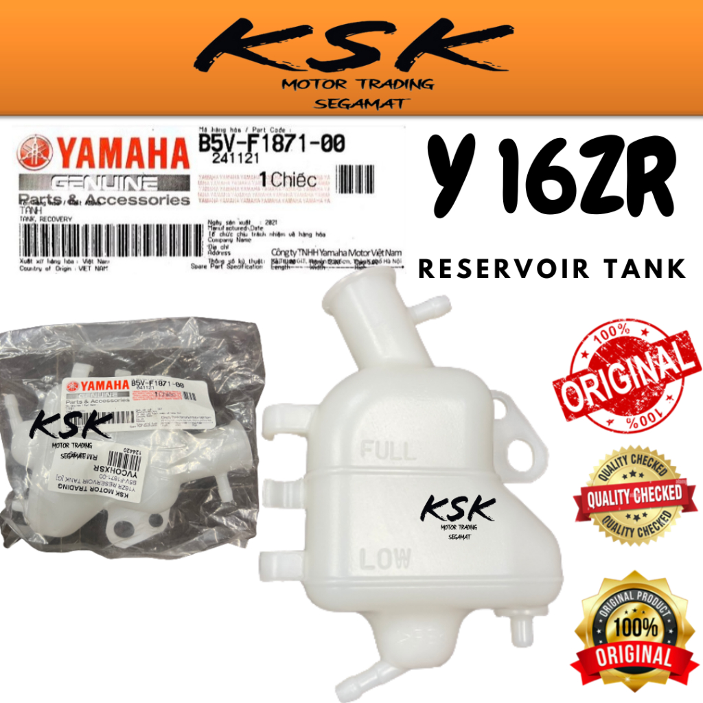 YAMAHA 100% ORIGINAL Y16 Y16ZR TANK RECOVERY COOLANT SPARE TANK TANGKI ...