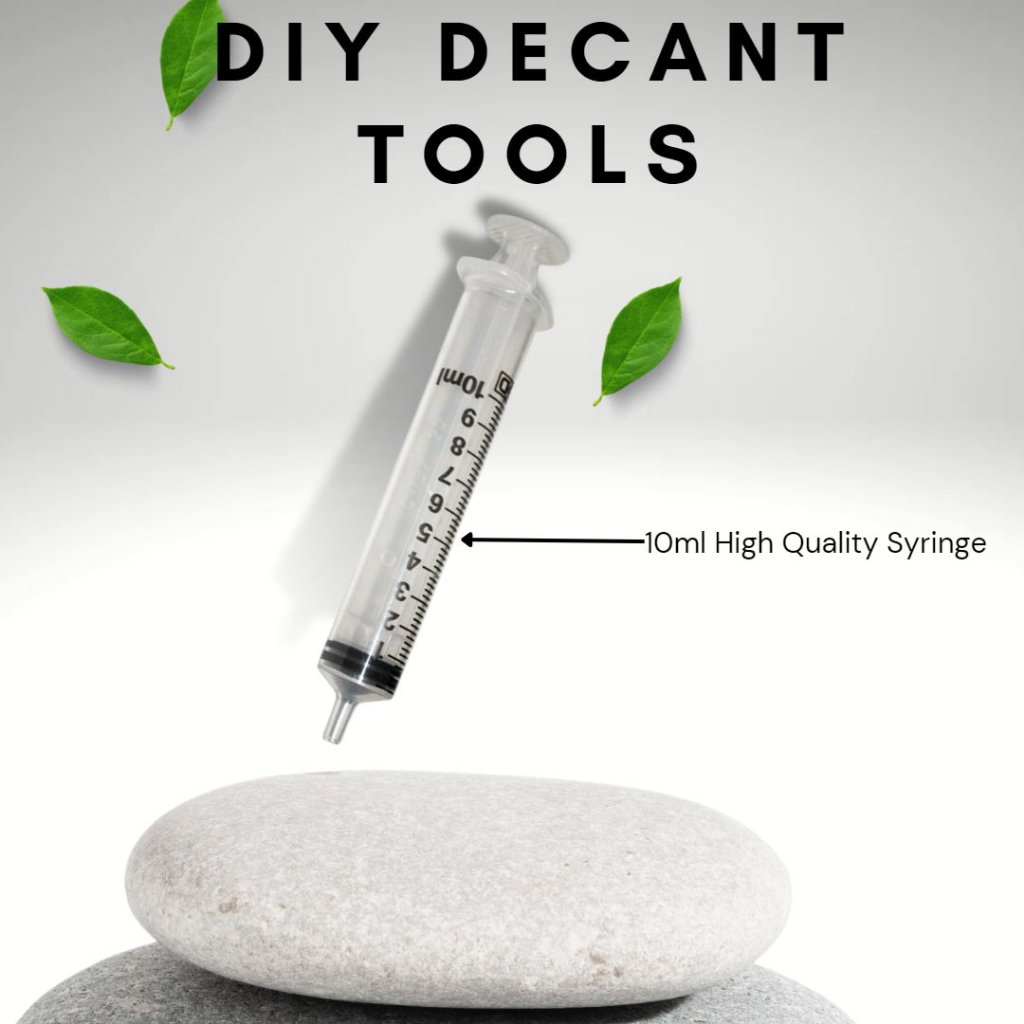 DIY Decant Tool / Starter Kit WITH Syringe / Tube / PTFE / and Glass ...