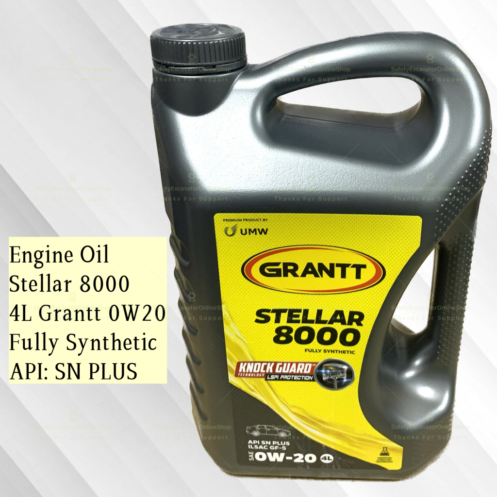 4 LITER GRANTT 0W20 STELLAR 8000 FULLY SYNTHETIC ENGINE OIL. API: SN ...