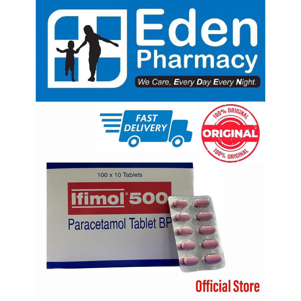 Ifimol 500mg (Paracetamol) STRIPS | Shopee Malaysia