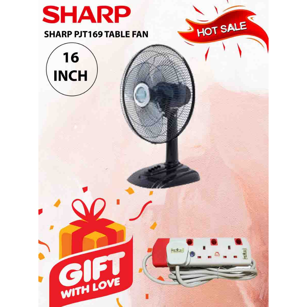 Sharp 16 INCH Table Fan PJT169 Marron Colour | Shopee Malaysia