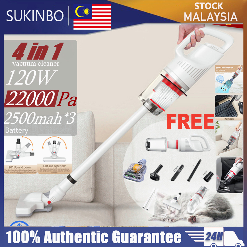 SUKINBO Wireless Vacuum Cleaner Cordless Handheld Dual Use Mite Removal ...