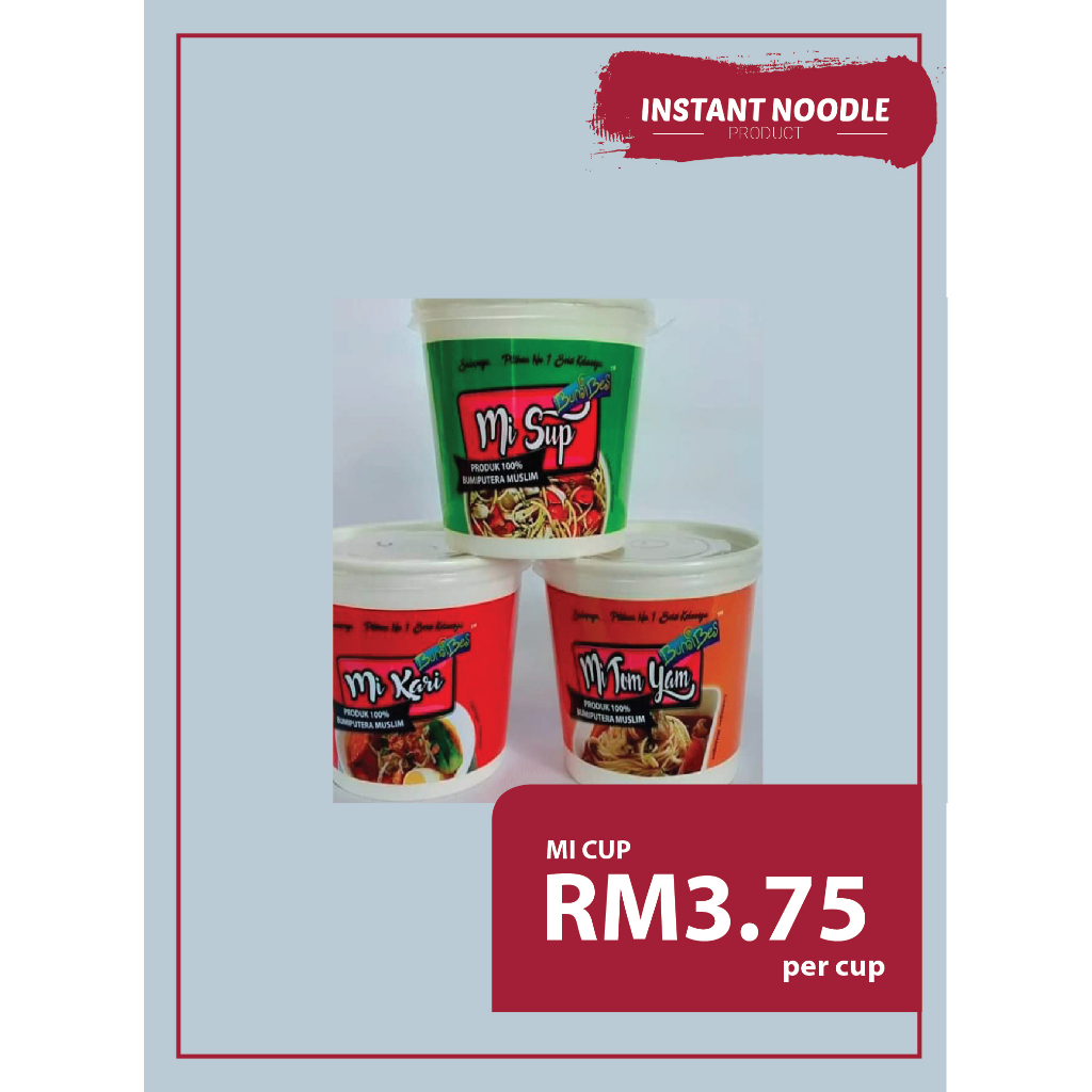 Mi-Cup-Perencah-Tomyam,Sup,Kari-BumiBes | Shopee Malaysia