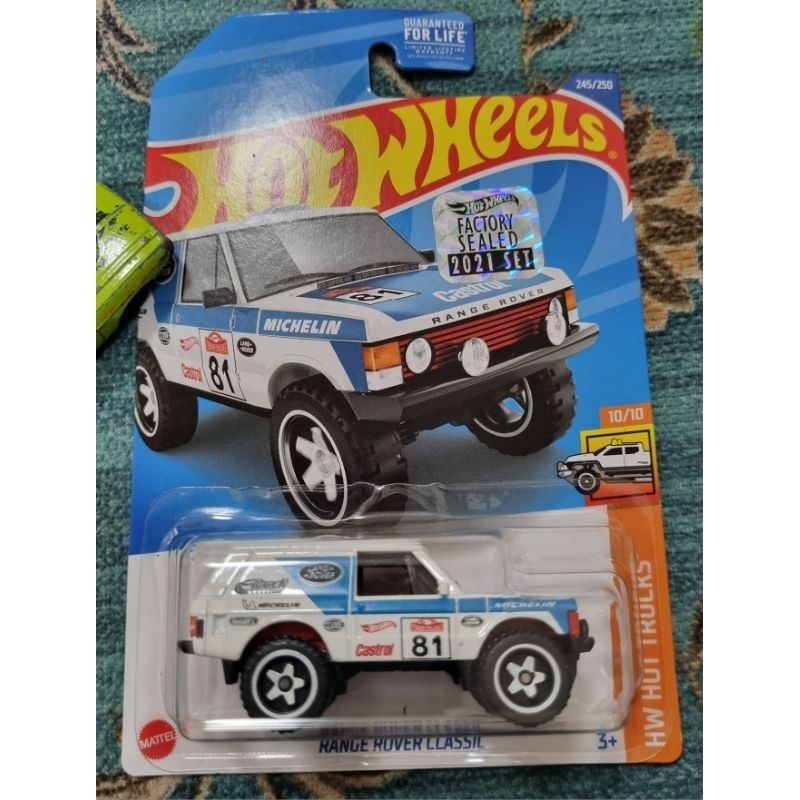 Hot Wheels 2021 New Models #245/250; Range Rover Classic 'white ...