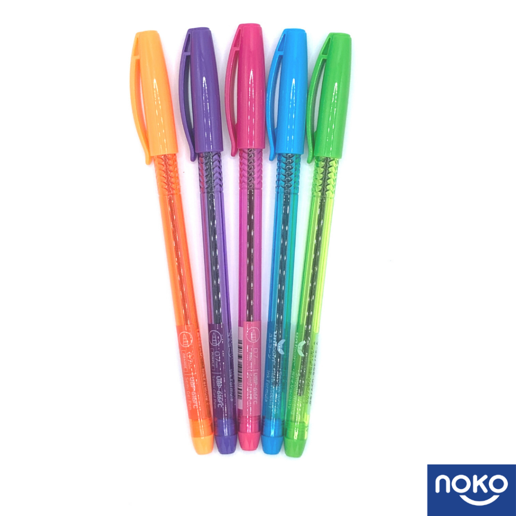 Unicorn Assorted Color 0.7 Semi Gel Pens (5pcs) | Shopee Malaysia
