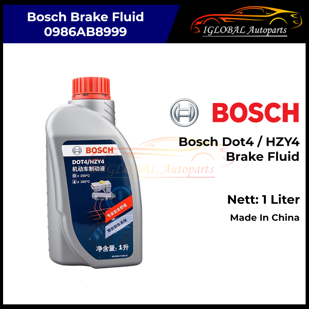 Bosch Dot 4 Brake Fluid Brake Oil 1L - 0986AB8999 (Made in China ...