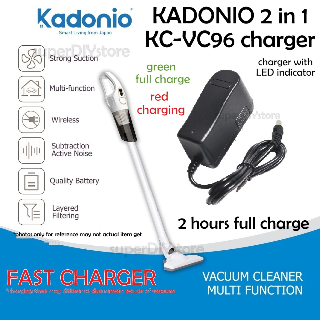 Vacuum charger KADONIO 2 in 1 Cordless Handheld Vacuum Cleaner Wireless ...