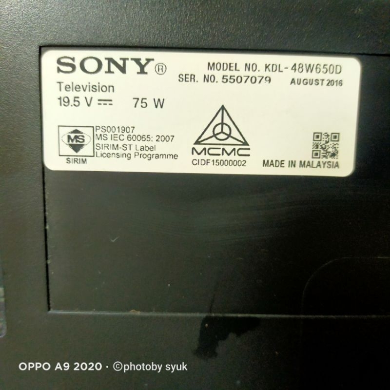 🎉 SONY KDL-48W650D (K48G-173A) | Shopee Malaysia