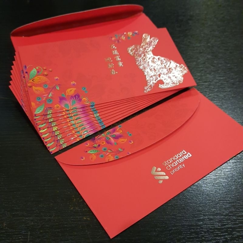 Red Packet - Standard Chartered Priority - Year 2023 (10pcs per pack ...