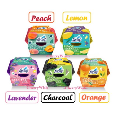 FARCENT DIAMOND SCENTED GEL (PEACH/LEMON/FRUITY/LAVENDER/ORANGE ...