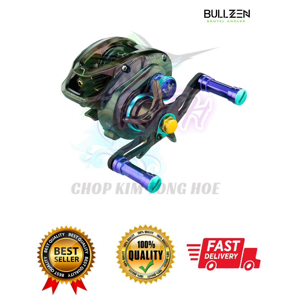 BULLZEN THE JOKER LIMITED EDITON BAITCAST FISHING REEL 2023 | Shopee ...