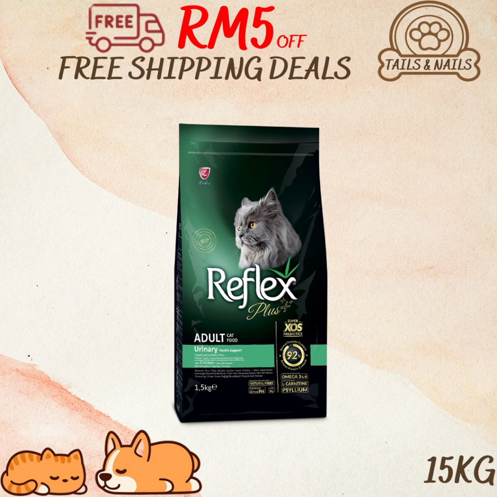 [Diskaun shipping RM5] Reflex Plus Cat Food 15KG - ( Reflex / Reflex ...