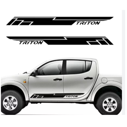 Mitsubishi l200 Triton 2015 2016 2017 2018 Car Stickers And Decals 2Pcs ...