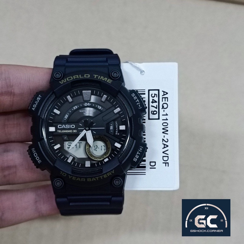 CASIO ORIGINAL AEQ-110W-2A/AEQ-110W-2AVDF/AEQ-110W/AEQ110W | Shopee ...