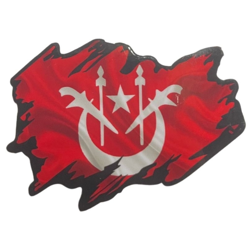 FLAG STICKER BENERA NEGERI&NATIONAL STATES MALAYSIA JOHOR MELAKA ...