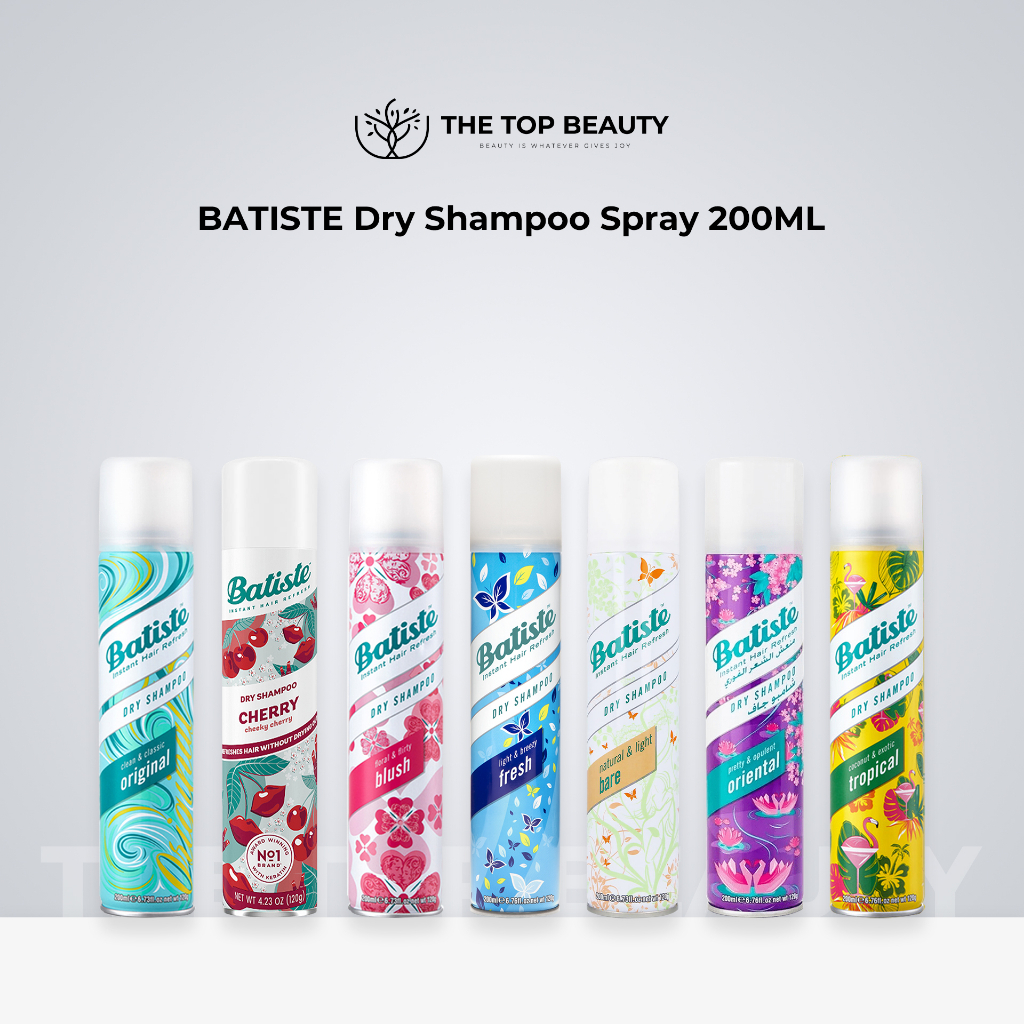 BATISTE Dry Shampoo Spray 200ML [READY STOCK] | Shopee Malaysia