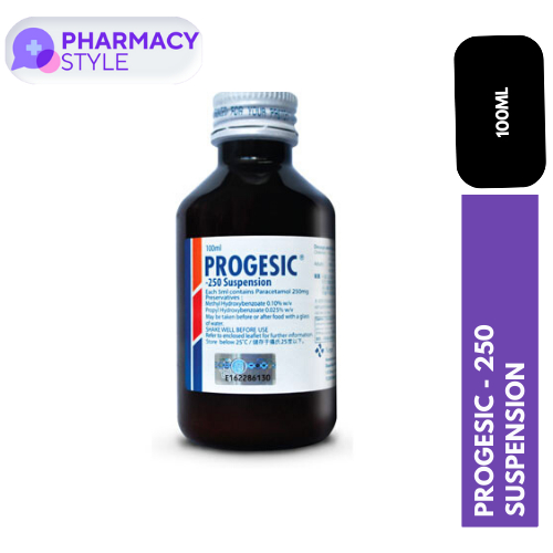 Progesic 250mg/5ml Suspension 100ml | Shopee Malaysia