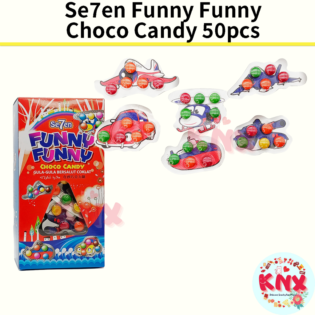 Se7en Funny Funny / Number Choco Candy 50pcs | Shopee Malaysia