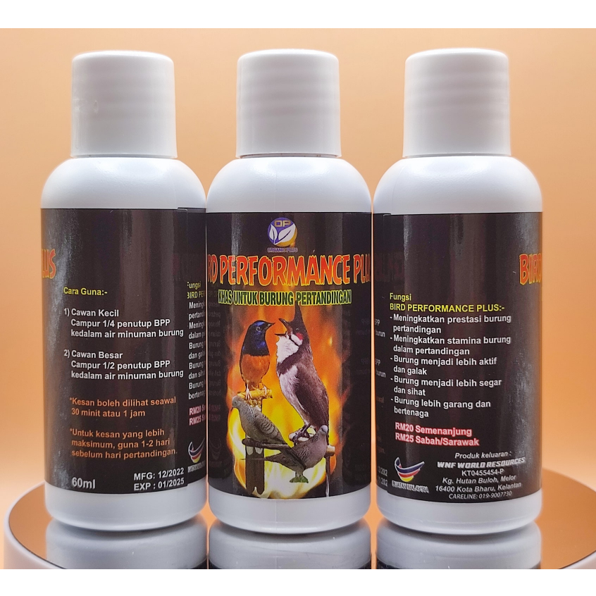 VITAMIN BURUNG BIRD PERFORMANCE PLUS (BPP) ORGANIC PLUS | Shopee Malaysia