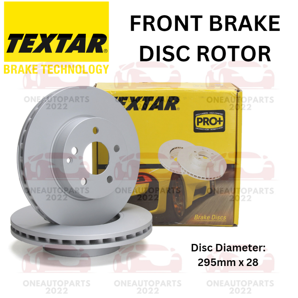 TEXTAR GERMANY FRONT BRAKE DISC ROTOR MERCEDES BENZ W204 C200 ...