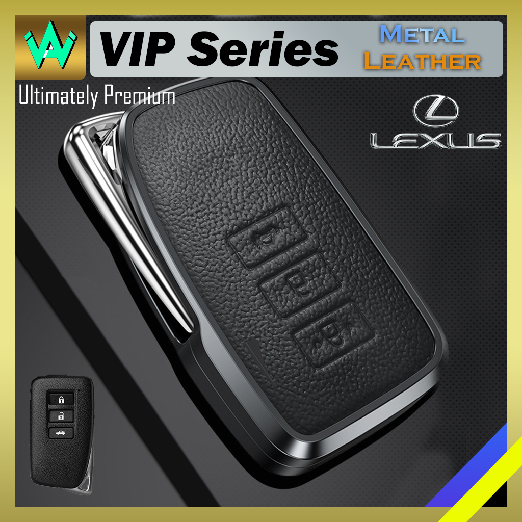 Lexus Key Cover RX300 NX200T ES250 Aluminium Alloy Genuine Leather Cow ...