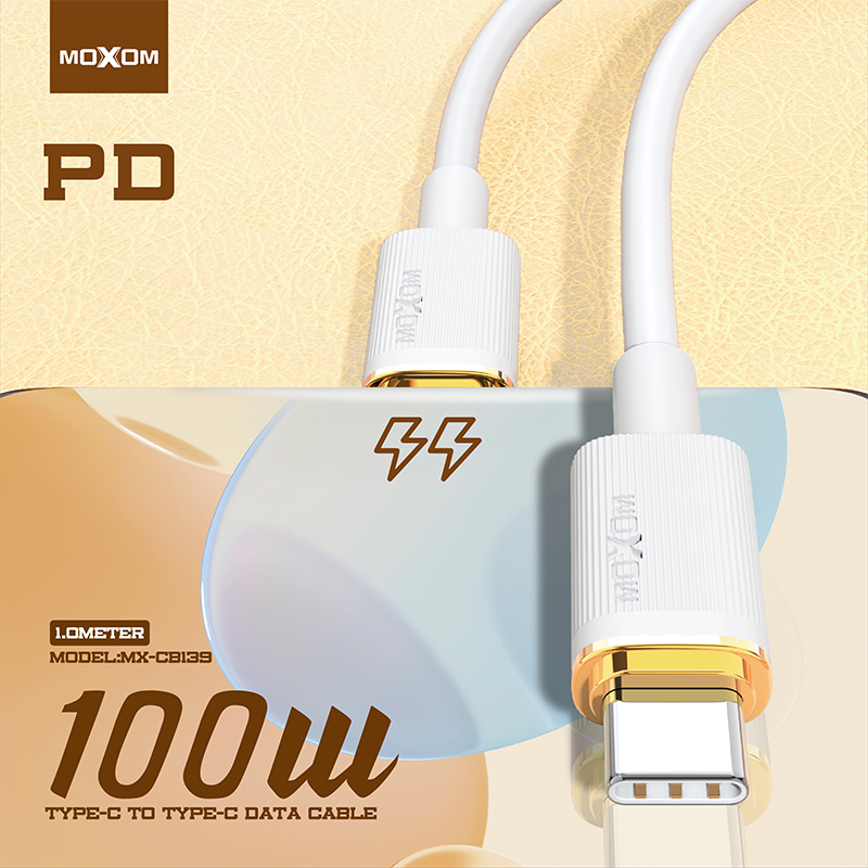 MOXOM MX-CB139 PD 100W Type C To Type C Data Cable USB C Fast Charging ...