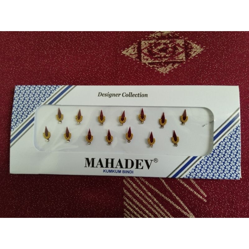 Fancy White Stone Design Indian Sticker Pottu Forehead Bindi Potu Wear ...