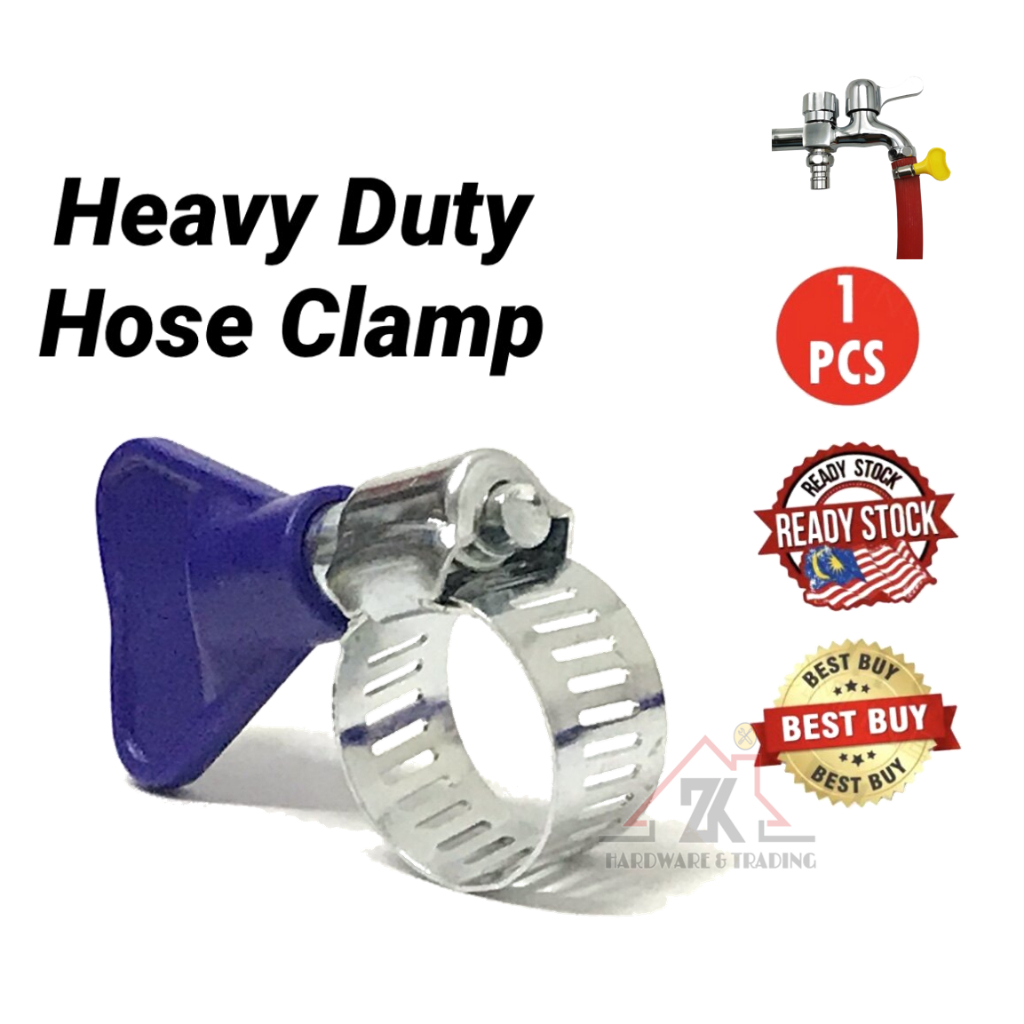 Hose Clips Butterfly Wing Handle Hand Turn Garden Hose Clamp Clip With ...