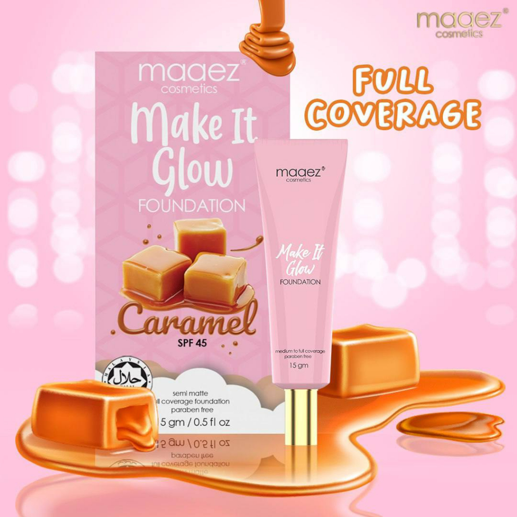 Maaez Foundation Make It Glow by Maaez Cosmetics | Shopee Malaysia