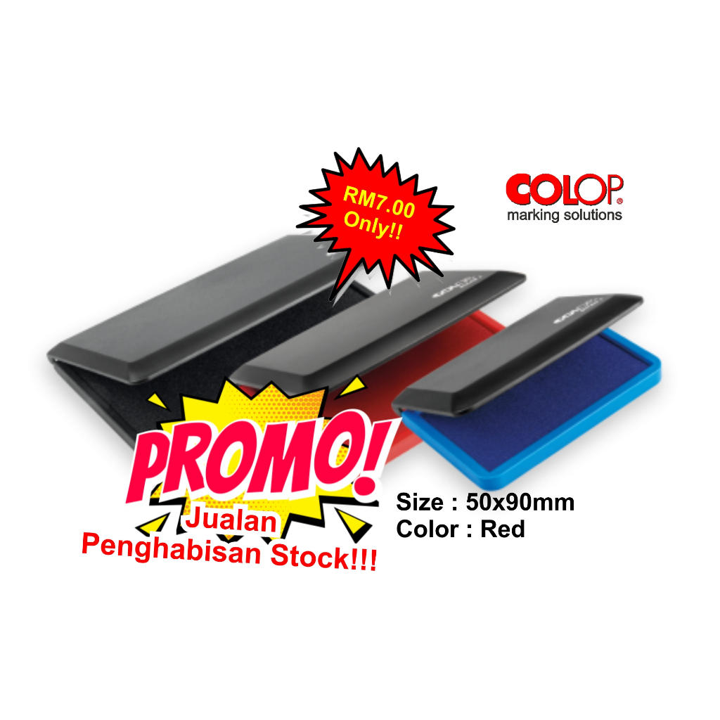 COLOP STAMP PAD (MICRO 1) RED ONLY!!! | Shopee Malaysia