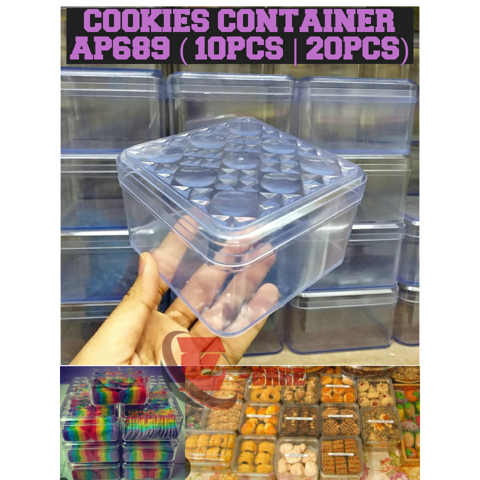 10PCS | 20PCS (AP689) BEKAS COOKIES PETAK TELUS | BEKAS COOKIES SQUARE ...
