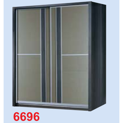 (INSTALLATION) 9FT X 9FT Height Custom Made Sliding Wardrobe/ Melamine ...