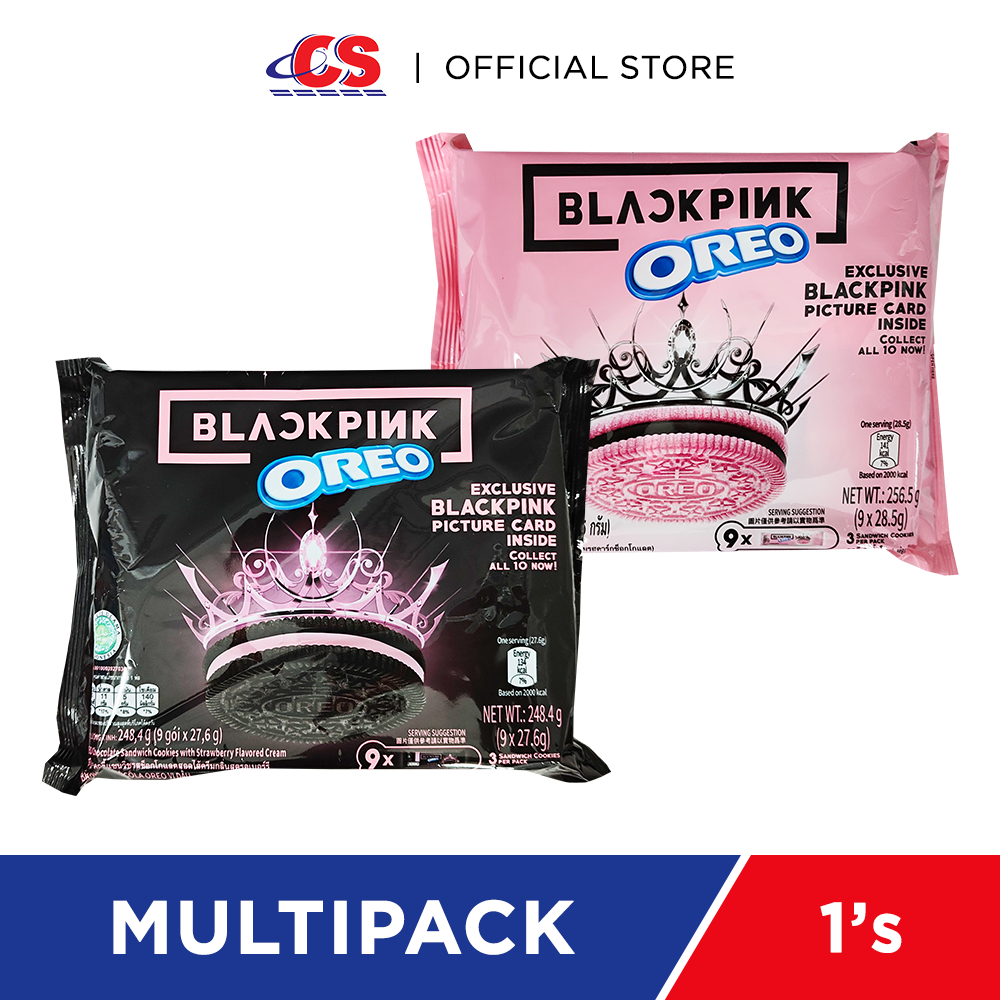 OREO BLACKPINK Limited Edition Cookies 119.6g - 256.5g (OREO Multipack ...